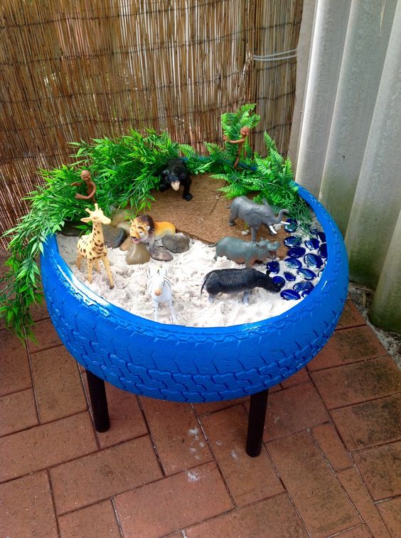 Easy Ideas for reusing tyres in outdoor play areas and backyards. Easy Ideas for reusing tyres in outdoor play areas and backyards.
